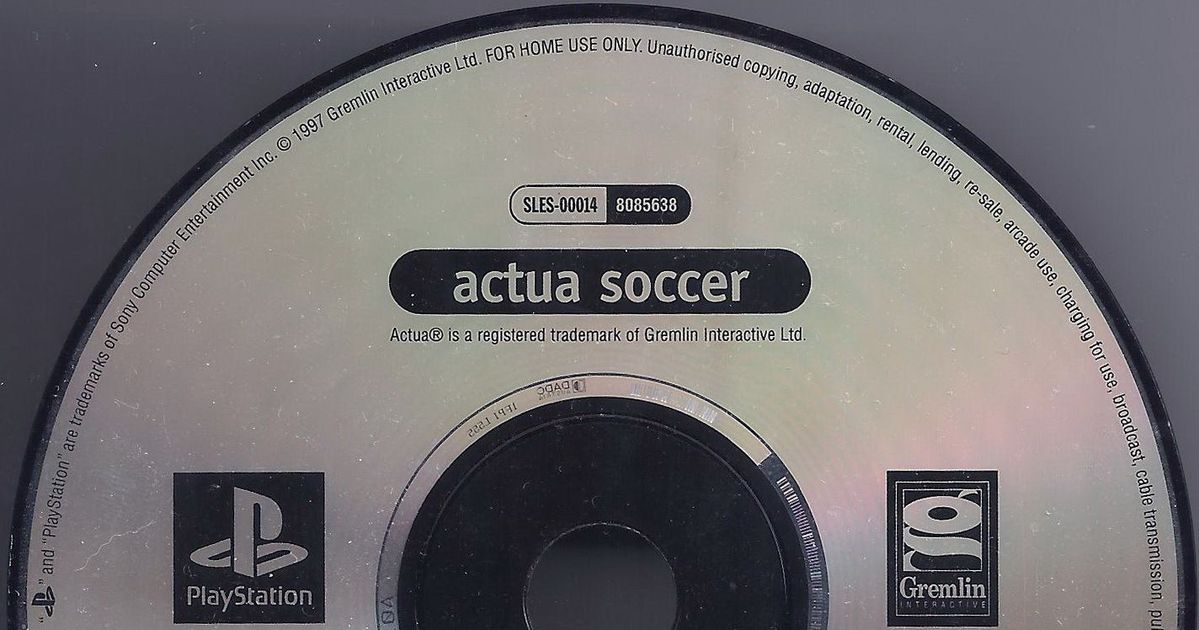 Actua Soccer | Video Game | VideoGameGeek