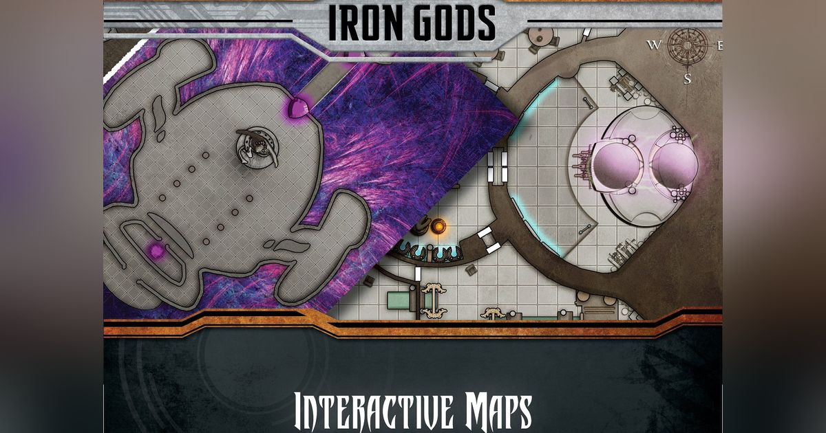 Iron Gods Interactive Maps Set | RPG Item | RPGGeek