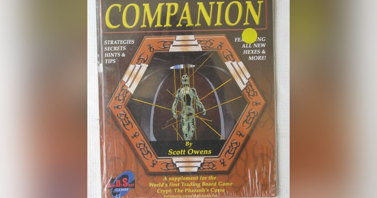 Crypt: The Pharaoh's Curse – The Crypt Companion | Board Game ...