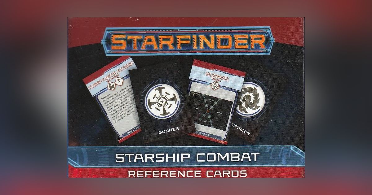 Starfinder Starship Combat Reference Cards | RPG Item | RPGGeek