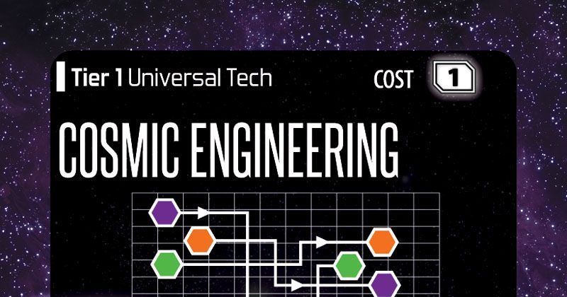 Hegemonic Promo Card: Cosmic Engineering | Board Game | BoardGameGeek