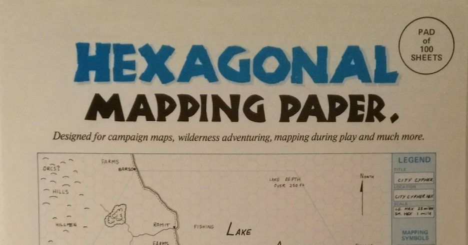 Hexagonal Mapping Paper | RPG Item | RPGGeek