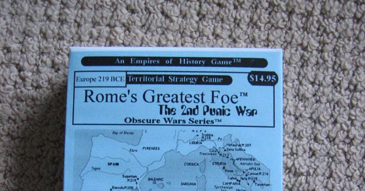 Rome's Greatest Foe: 2nd Punic War | Board Game | BoardGameGeek