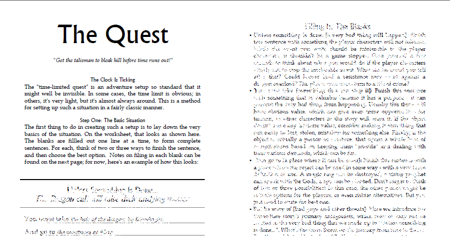 The Quest | RPG Item | RPGGeek
