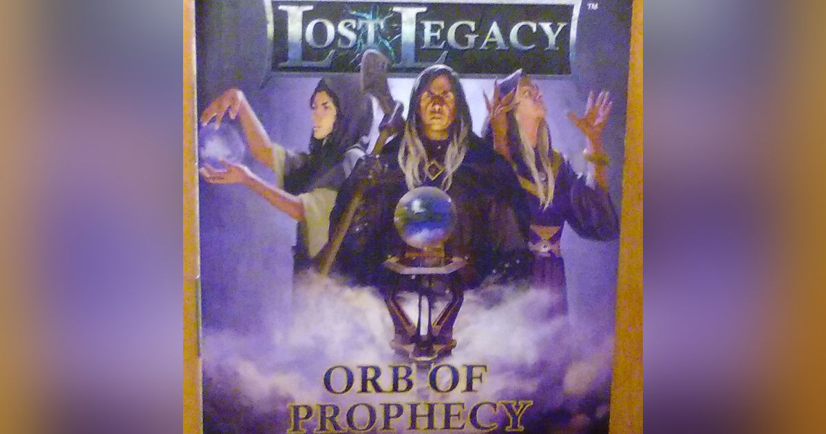 Lost Legacy: Orb of Prophecy | Board Game | BoardGameGeek