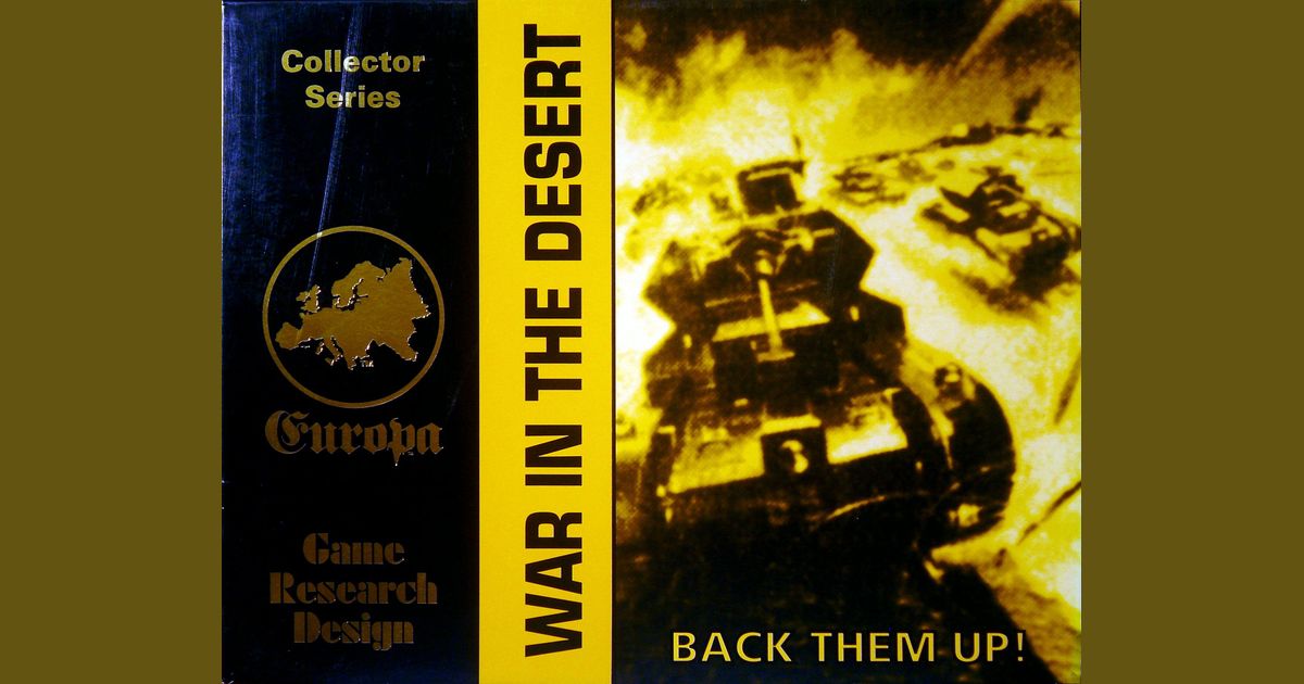 Errata and Q&A | War in the Desert