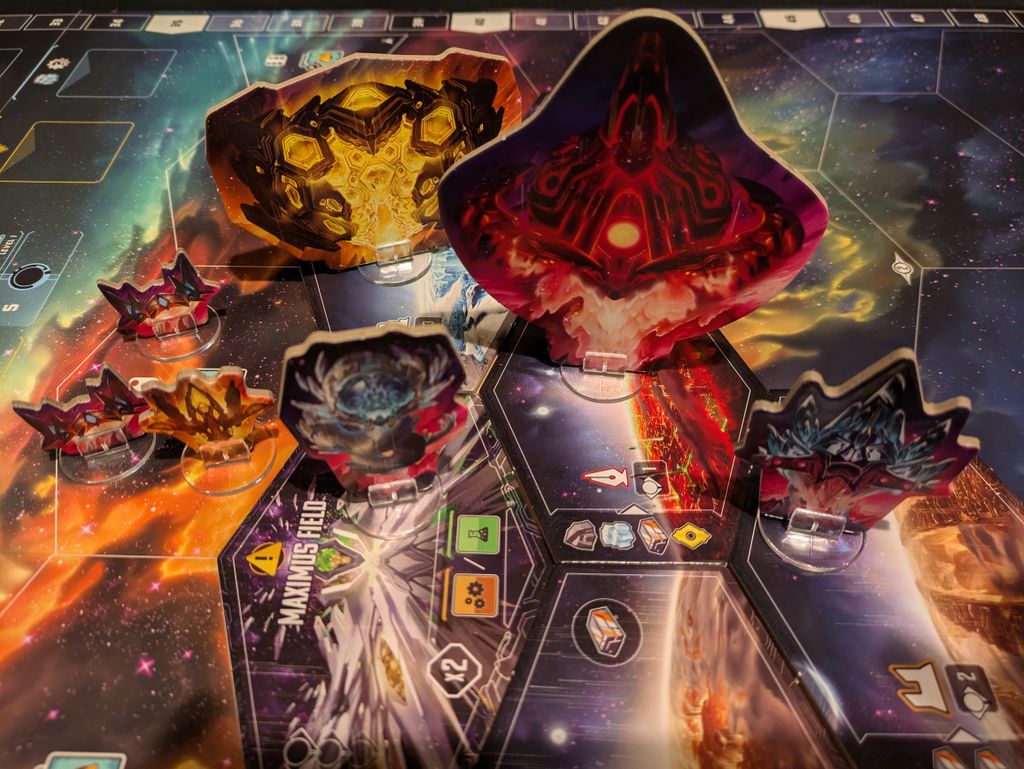 Raider Standee Labels: range, dice, shield, targeting | Andromeda's Edge