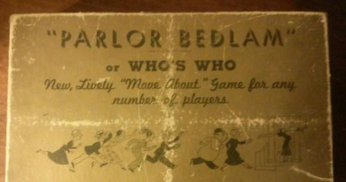 Parlor Bedlam | Board Game | BoardGameGeek