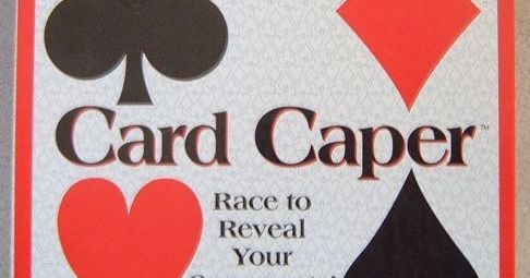 Card Caper | Board Game | BoardGameGeek