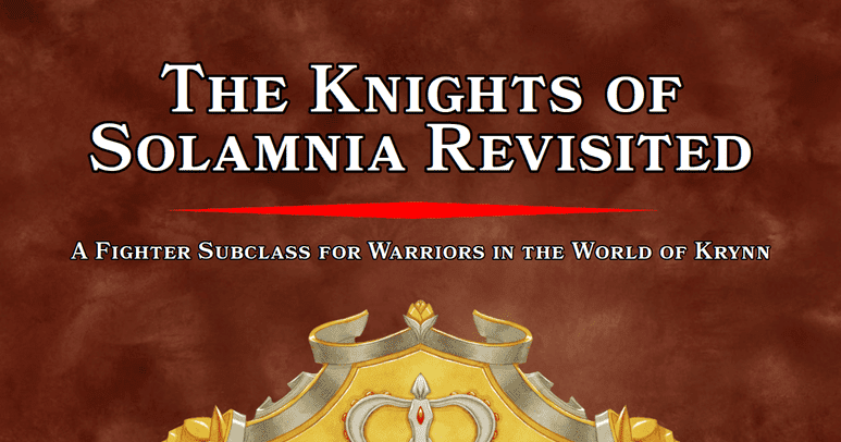 The Knights of Solamnia Revisited | RPG Item | RPGGeek