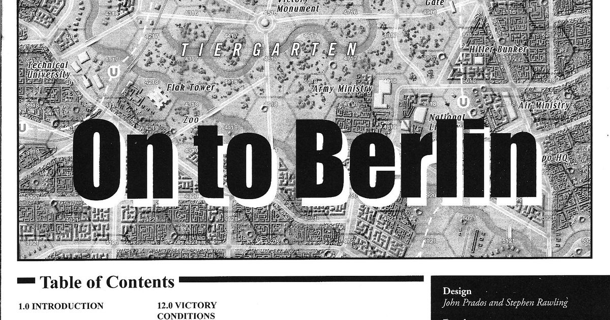 On to Berlin | Board Game | BoardGameGeek