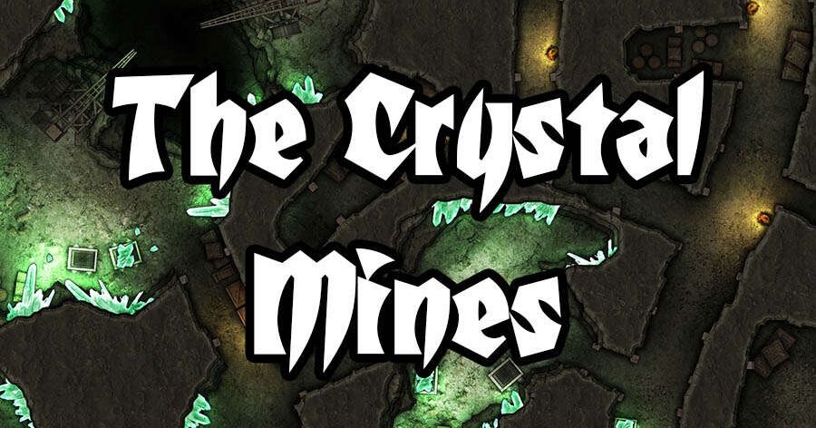 Heroic Maps: The Crystal Mines | RPG Item | RPGGeek