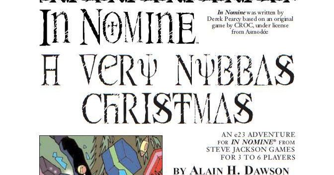 A Very Nybbas Christmas | RPG Item | RPGGeek