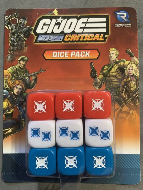 G.I. JOE Mission Critical: Dice Pack | Board Game Accessory | BoardGameGeek
