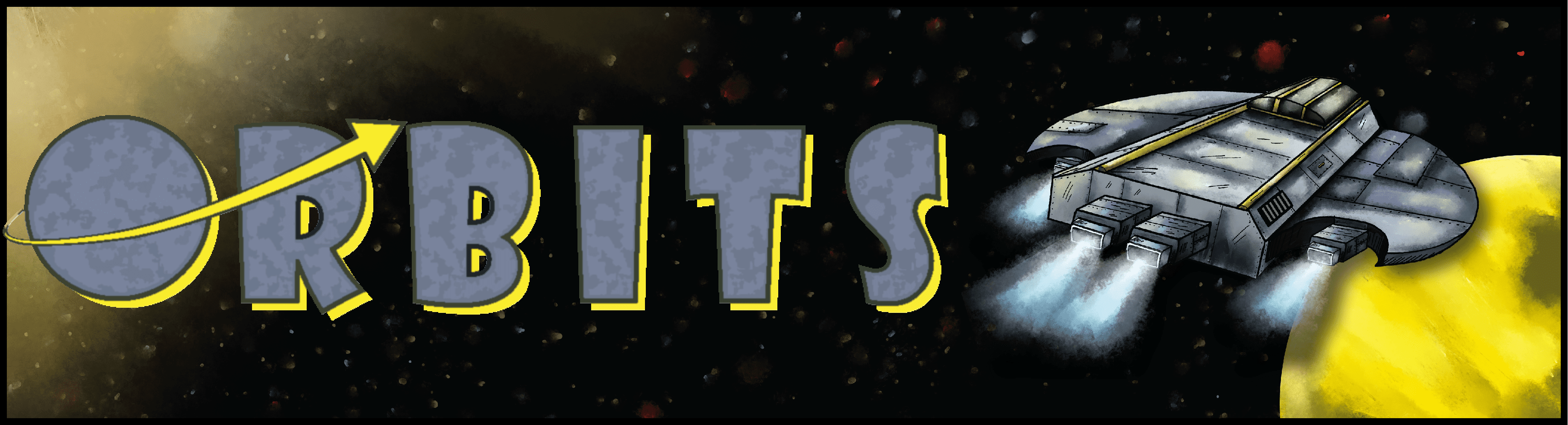 Orbits - an entry into the two-player game design contest.