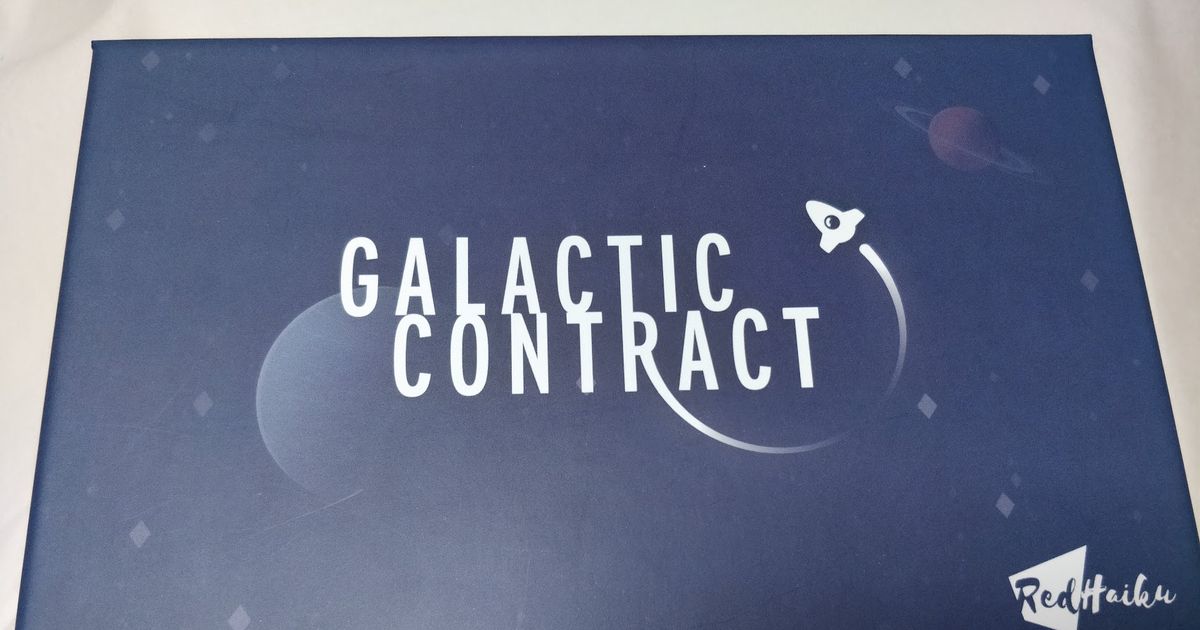 Galactic Contract: A Strategic Resource Management Game | Board Game ...
