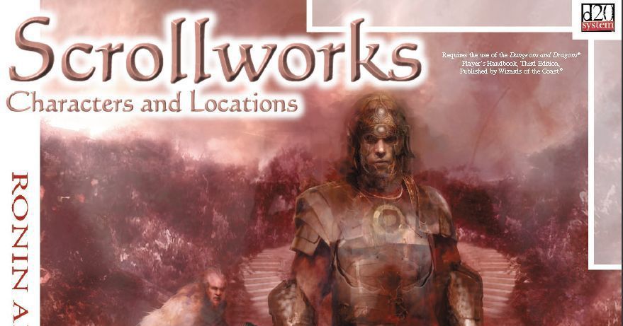 Scrollworks: Characters and Locations | RPG Item | RPGGeek