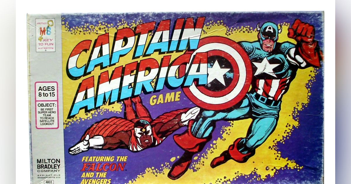 Captain America Game (Featuring the Falcon and the Avengers) | Board ...