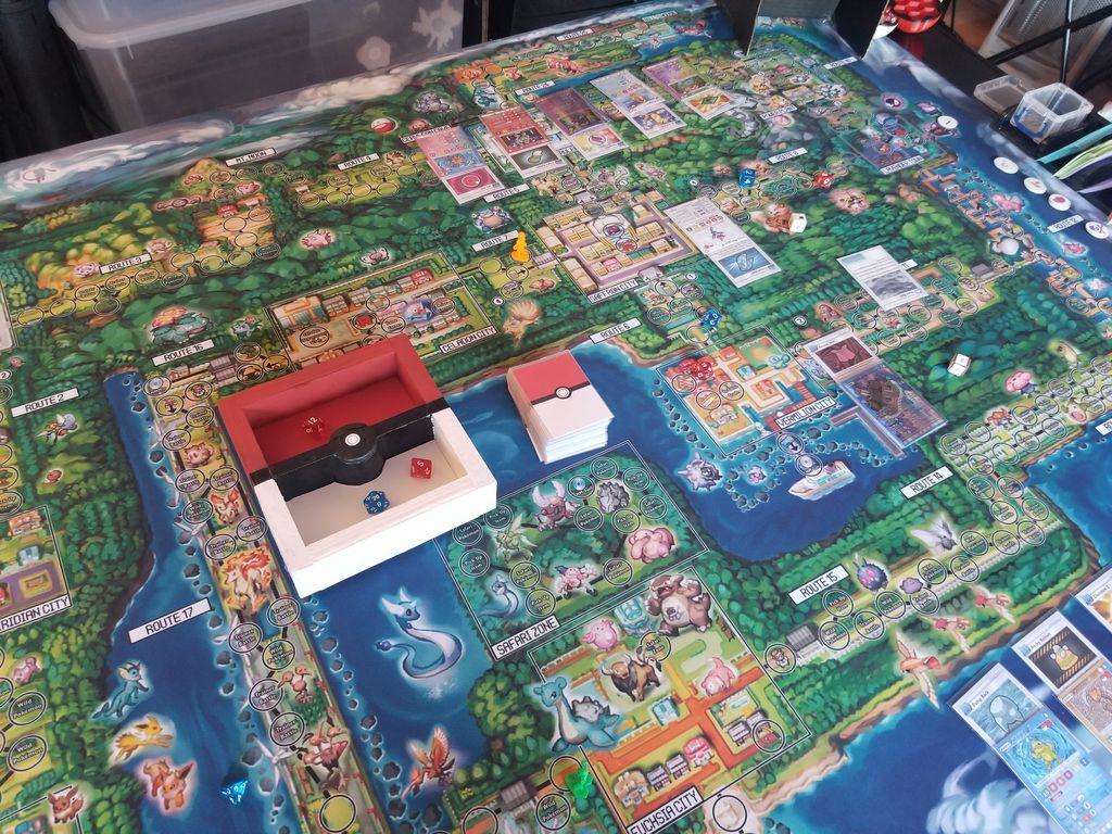 Ultimate Pokémon Board Game that plays just like the video games.