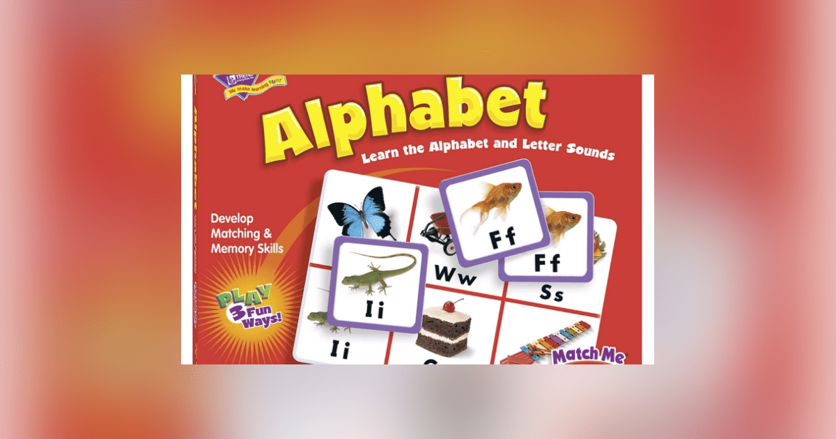 Alphabet Match Me | Board Game | BoardGameGeek