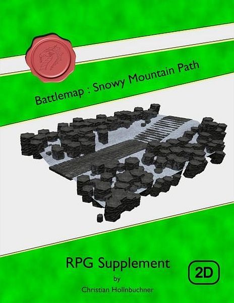 Battlemap: Snowy Mountain Path | RPG Item | RPGGeek