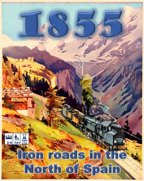 1855 Train cards | 1855: Iron Roads in the North of Spain
