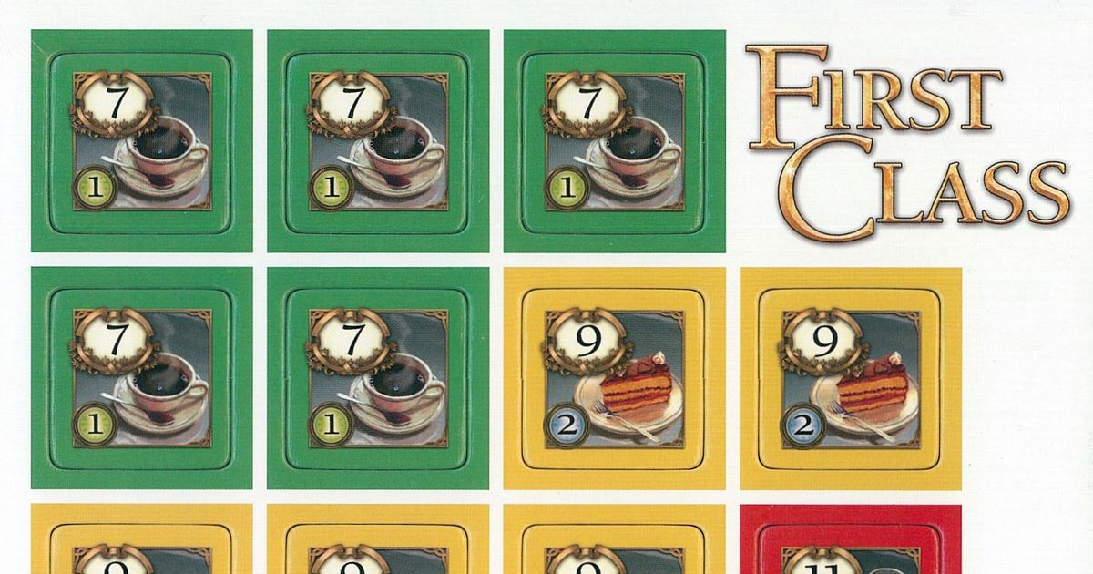 First Class: Teatime | Board Game | BoardGameGeek