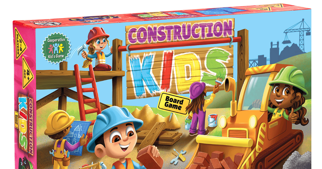 Construction Kids Board Game | Board Game | BoardGameGeek
