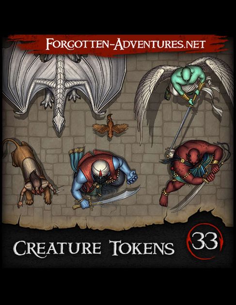 Creature Tokens 33 | RPG Item | RPGGeek