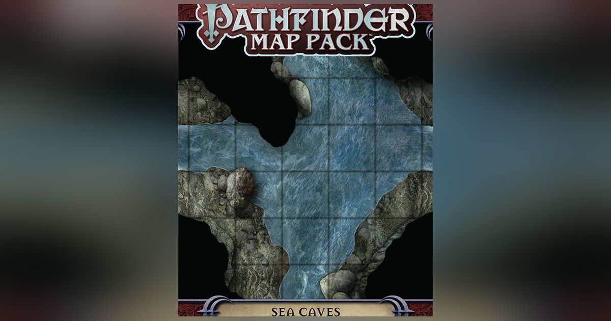 Pathfinder Map Pack: Sea Caves | RPG Item | BoardGameGeek