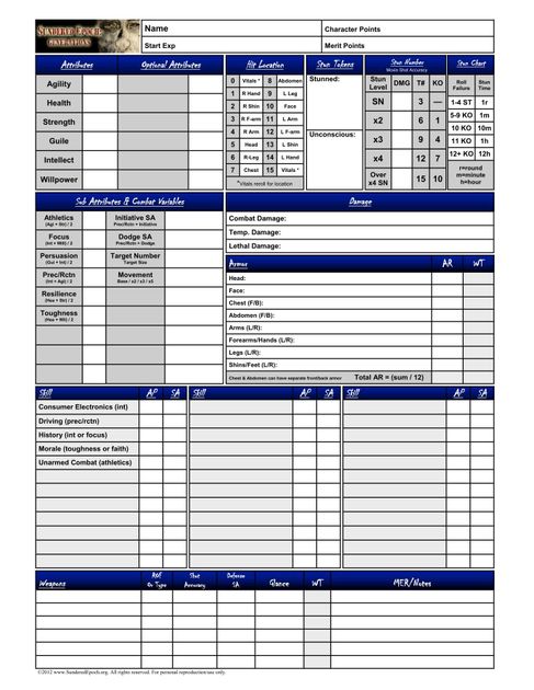 Sundered Epoch: Generations Accessory Sheets | RPG Item | BoardGameGeek