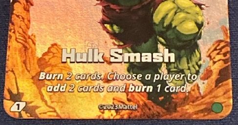 UNO Ultimate: Hulk – Hulk Smash Foil Chase Card | Board Game Accessory ...