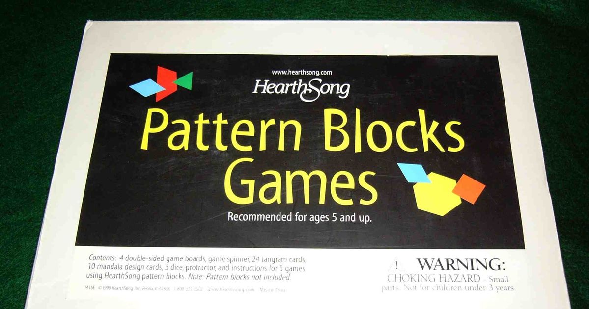 Pattern Blocks Games | Board Game | BoardGameGeek