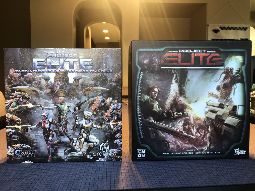 Side by side photo comparison of components: old vs new version | Project: ELITE