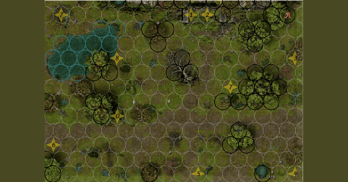 FIEND: map tile on the works | Ikim's Boardgame designs | RPGGeek