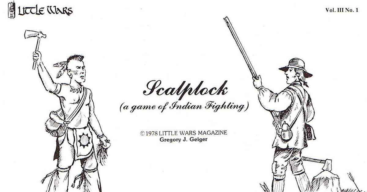 Scalplock (a game of Indian Fighting) | Board Game | BoardGameGeek