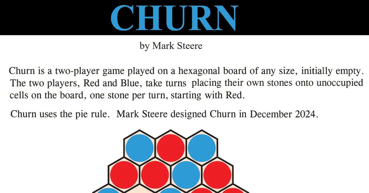 Churn | Board Game | BoardGameGeek