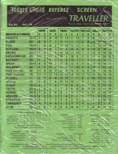 Traveller Referee Screen | RPG Item | RPGGeek