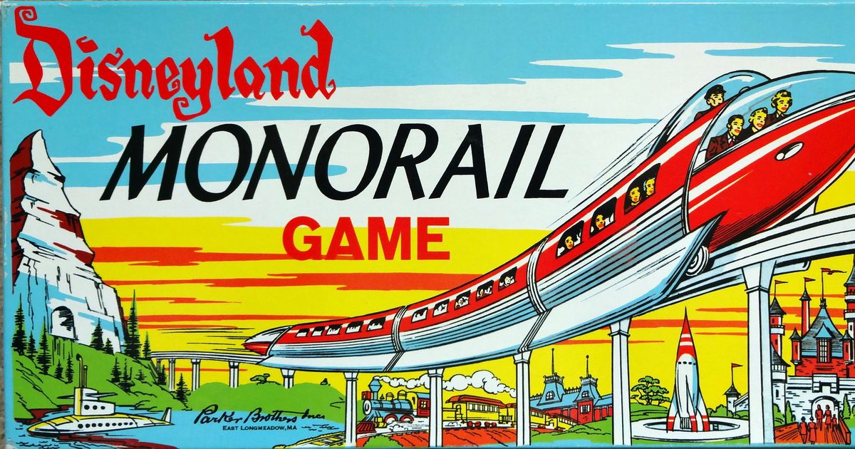 Disneyland Monorail Game | Board Game | BoardGameGeek