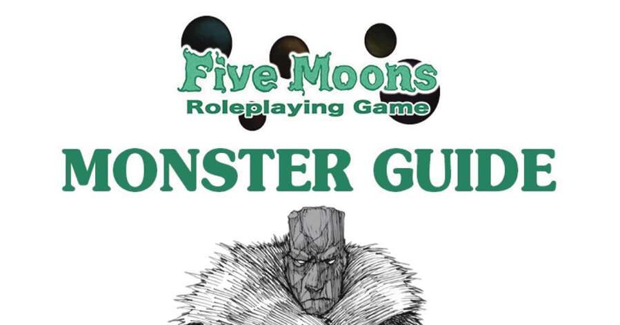 Five Moons Roleplaying Game Monster Guide | RPG Item | RPGGeek