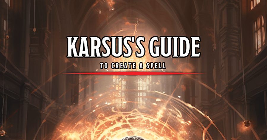 Karsus's Guide to Create a Spell | RPG Item | RPGGeek