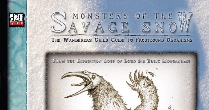 Monsters of the Savage Snow | RPG Item | RPGGeek