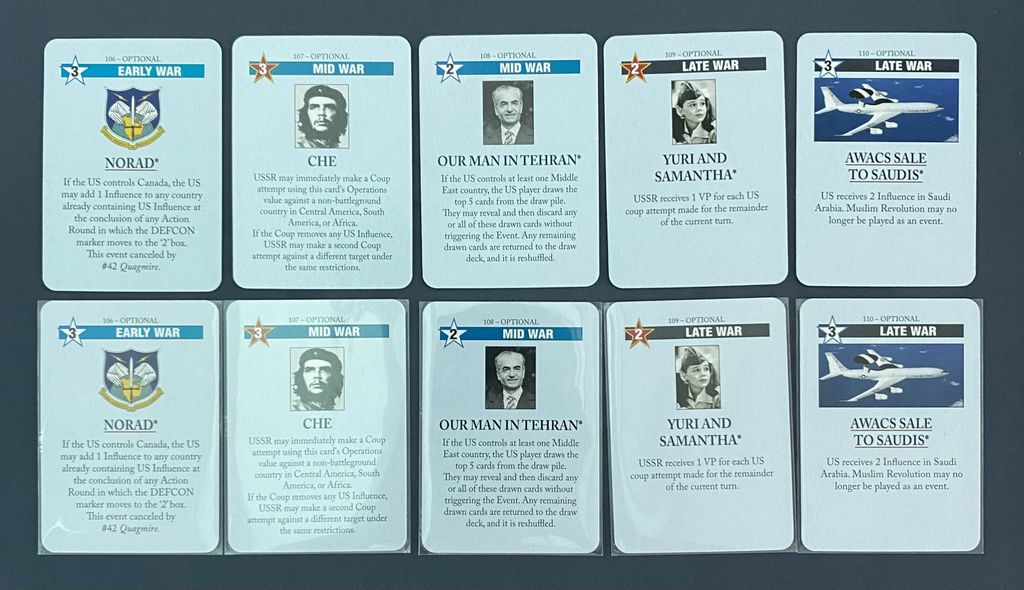 Is it normal to have duplicate cards? | Twilight Struggle