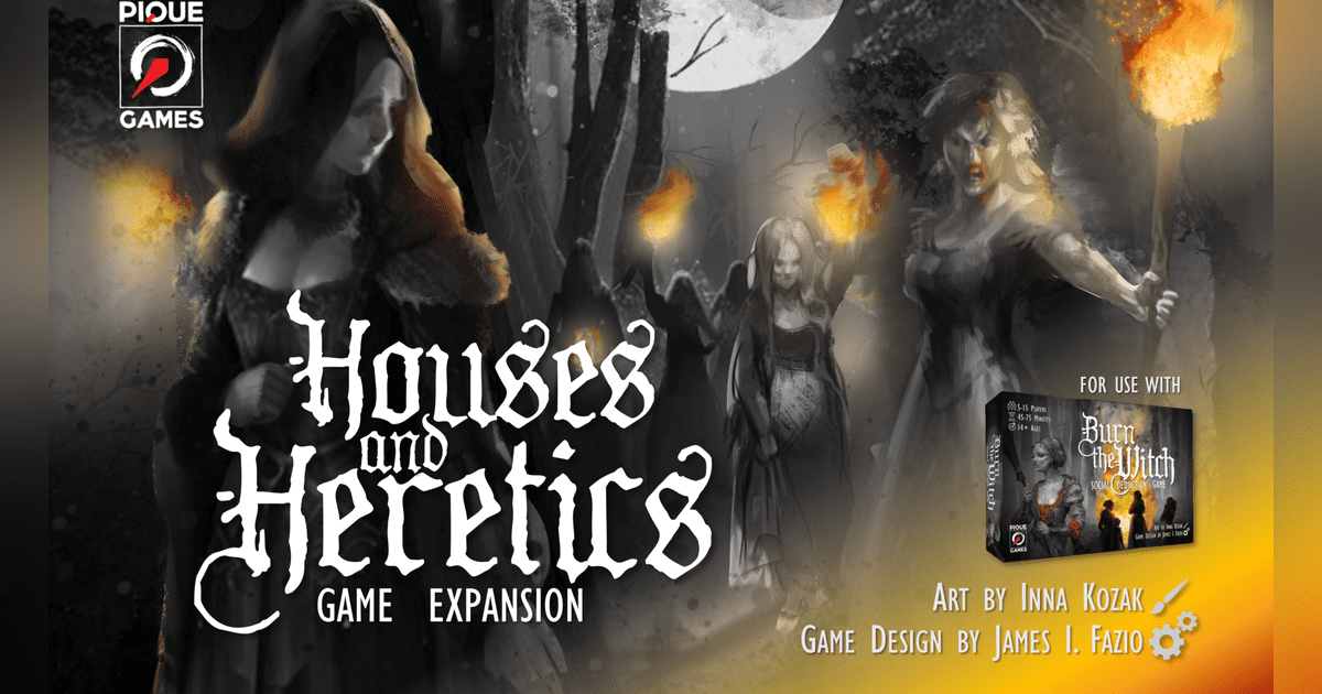 Burn the Witch: Houses and Heretics | Board Game | BoardGameGeek