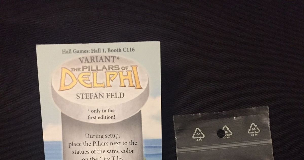 The Oracle of Delphi: The Pillars of Delphi Variant | Board Game ...