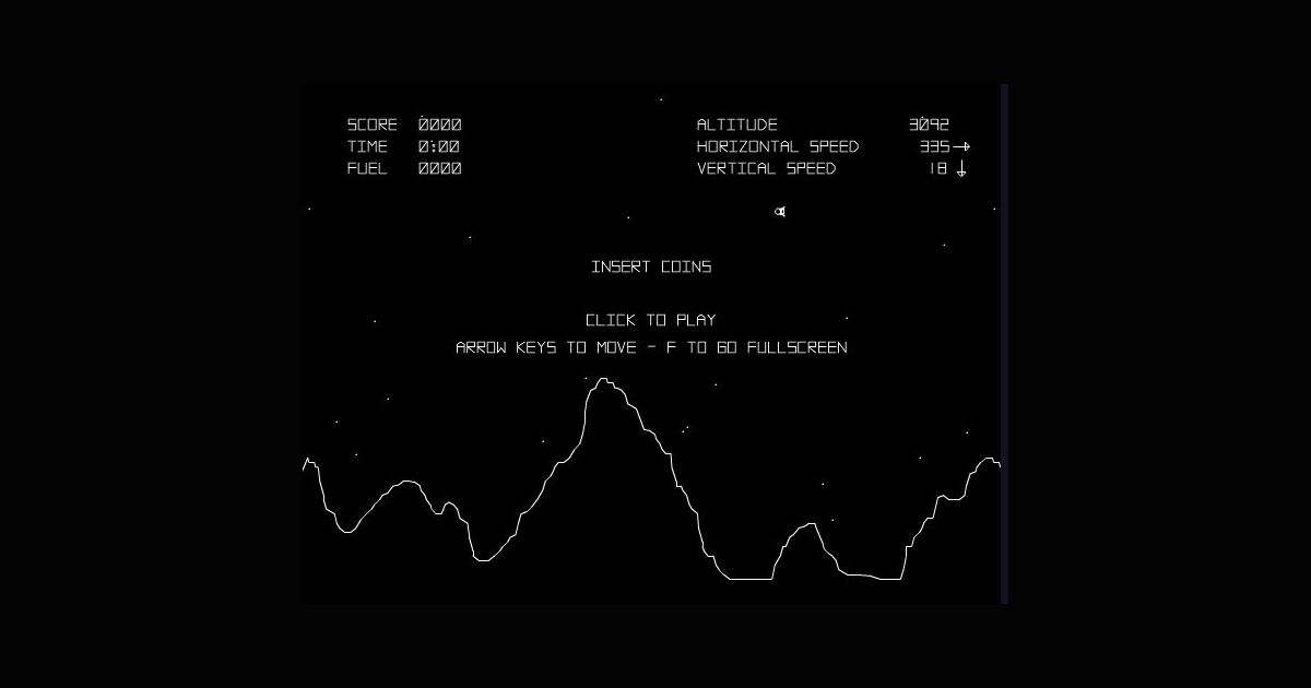 Lunar Lander | Video Game | VideoGameGeek
