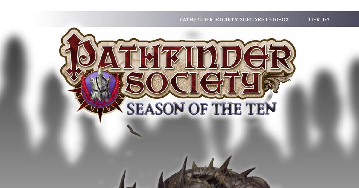 Pathfinder Society Scenario 10-02: Bones of Biting Ants | RPG Item ...