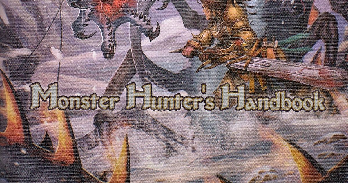 Monster Hunter's Handbook | RPG Item | RPGGeek