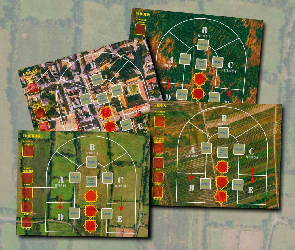 Custom ATA 4 locations maps | American Tank Ace: 1944-1945