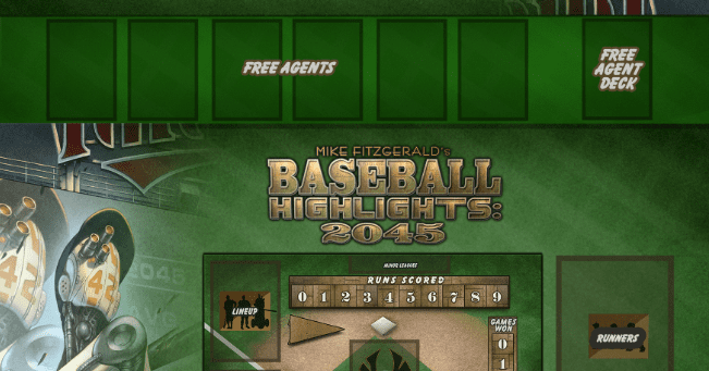 Baseball Highlights: 2045 – Double Player Play Mat | Board Game ...